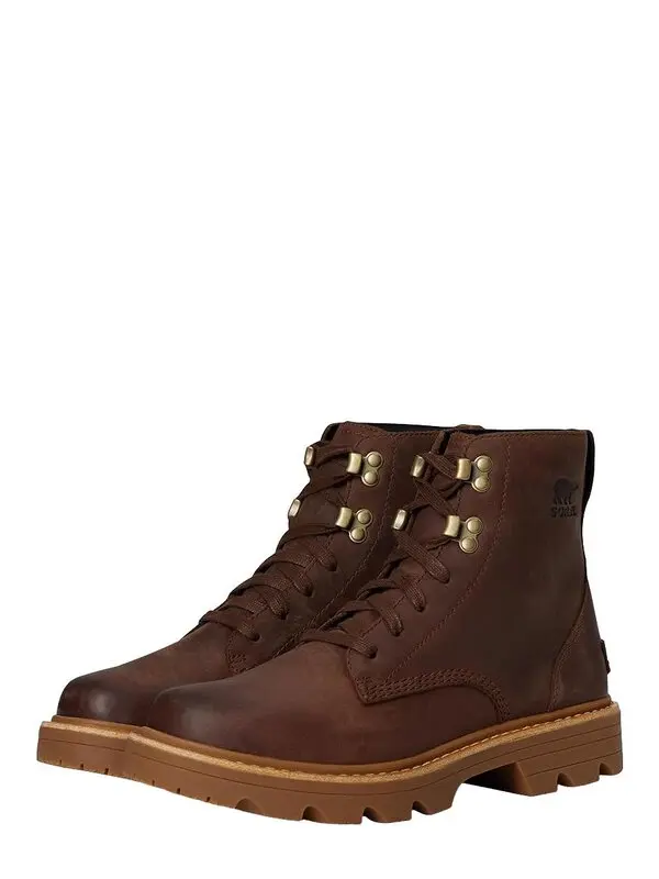 Sorel Lace Up Waterproof Ankle Boots - Brown