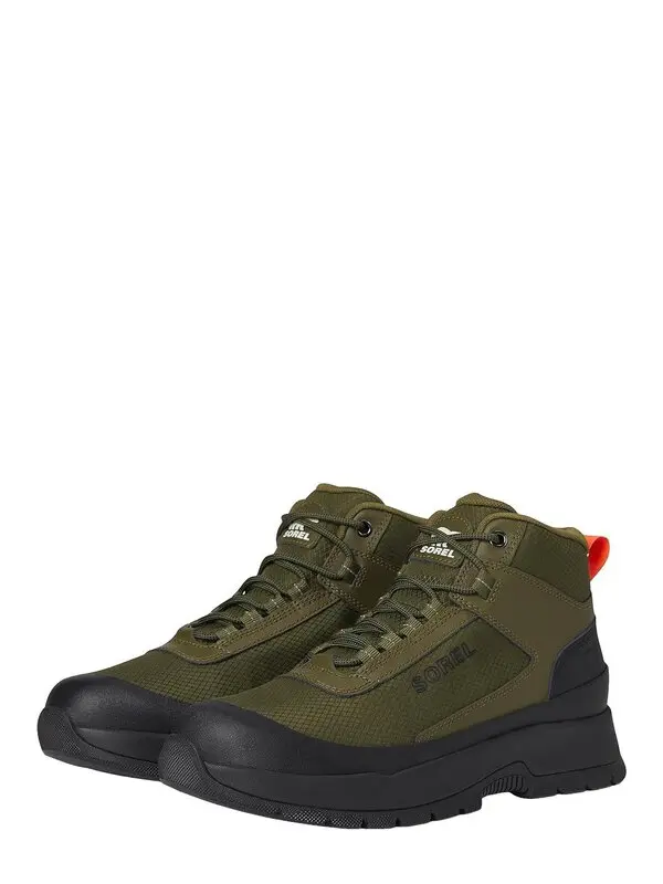 Sorel Outing Nw Sneaker Mid Waterproof Lace-up Boots - Olive