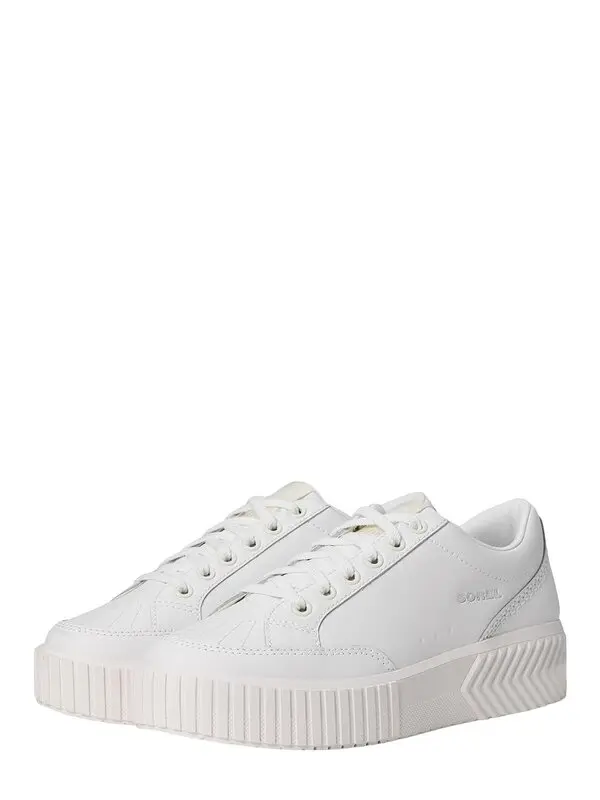 Sorel Ona Ave Low Top Suede Sneakers - White