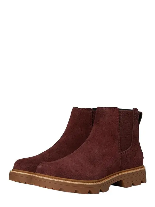 Sorel Revel Rd Chelsea Waterproof Boots - Burgundy
