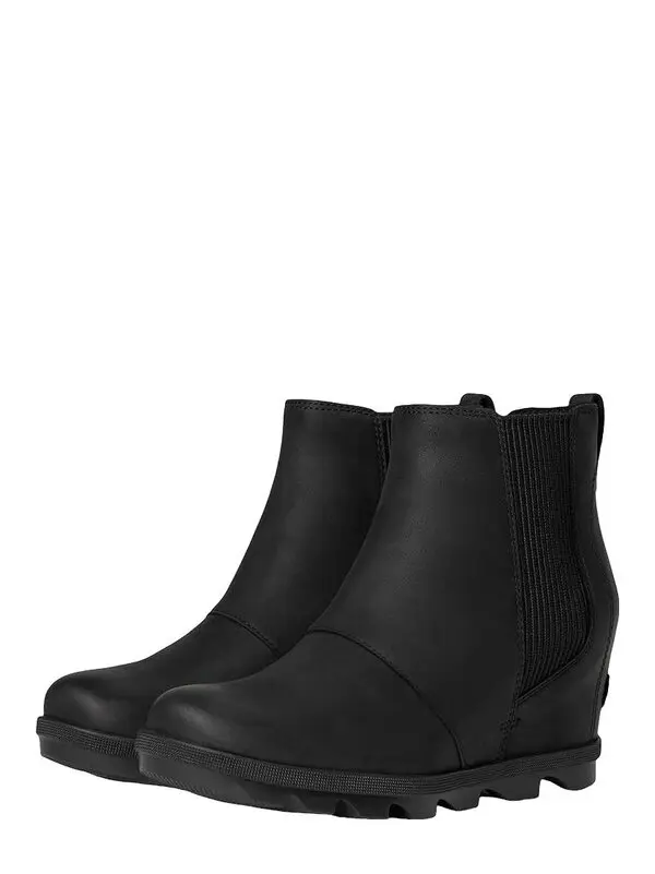 Sorel Joan Rhapsody Chelsea Wedge Boots - Black