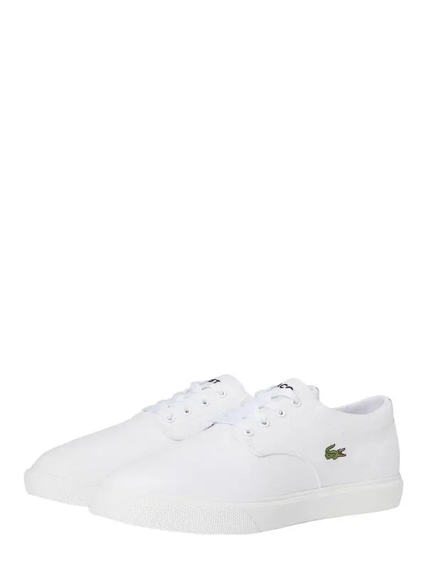 Lacoste Grip Base Canvas Sneakers - White