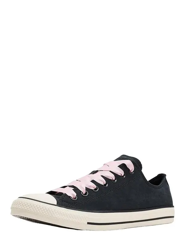 CONVERSE Chuck Taylor All Star Peached Canvas Low Top Sneakers - Black