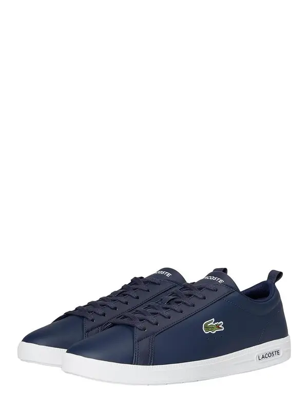 Lacoste Court-inspired Leather Sneakers - Navy
