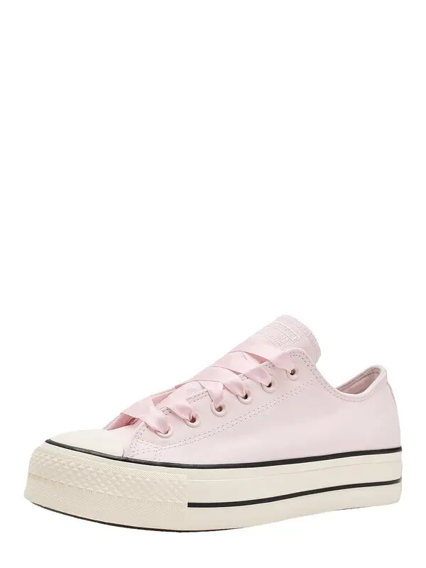 CONVERSE Chuck Taylor All Star Lift Platform Peached Canvas Low Top Shoes - Pink