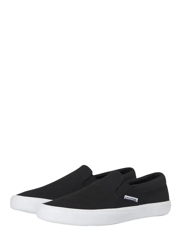 Lacoste Slip-on Base Sneakers - Black/white