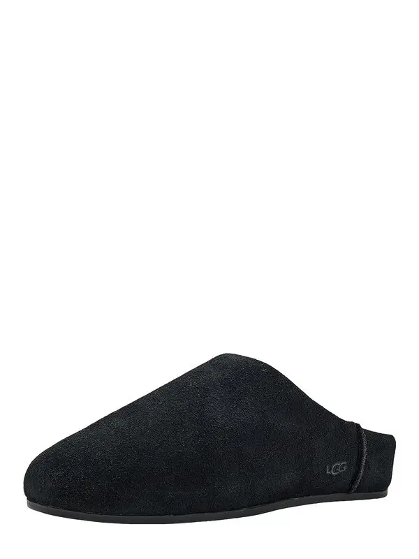 UGG Elea Slip-on Suede Slipper - Black