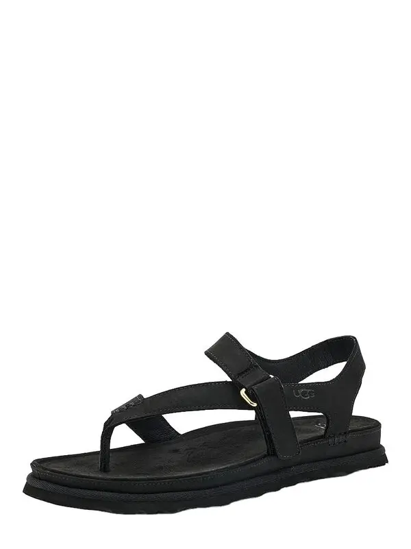 UGG Goldengaze Toe Post Sandals - Black