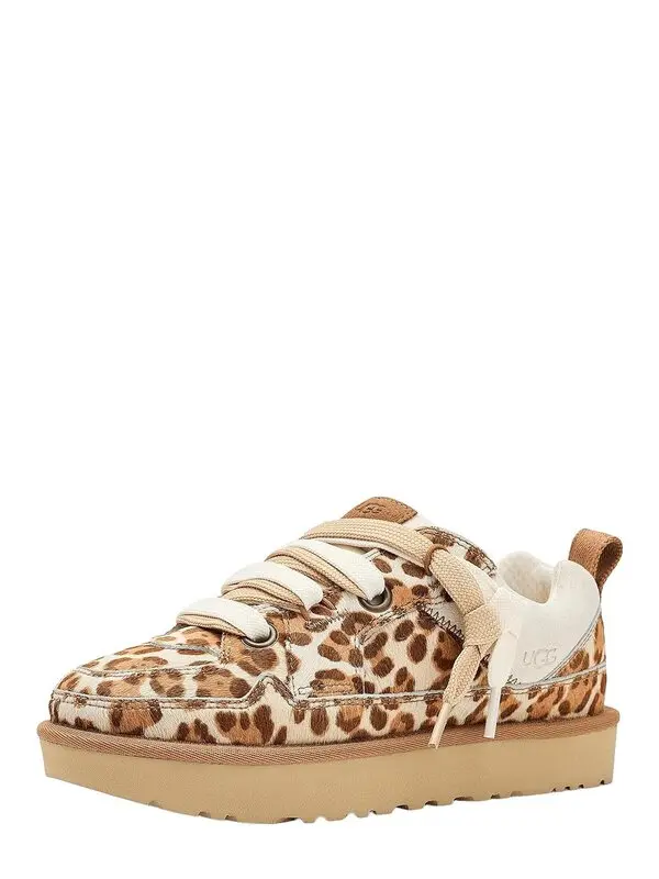 UGG Lo Lowmel Plains Leopard Print Lace-up Sneakers - Animal Print