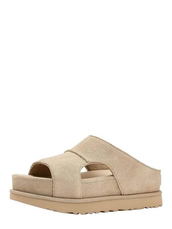 UGG Goldenstar Hi Cutout Slide Sandals - Bone