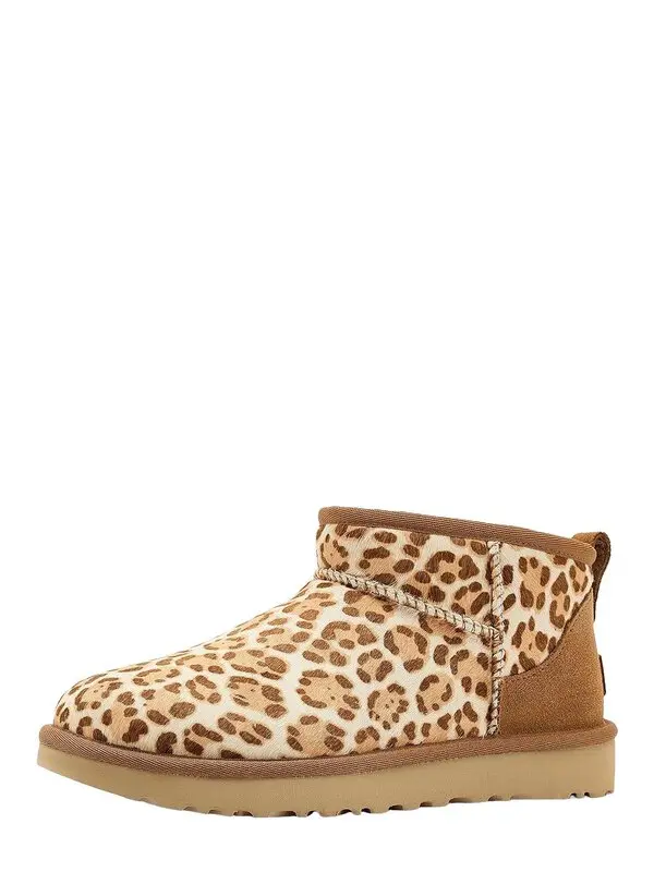 UGG Classic Ultra Mini Leopard Print Boots - Animal Print