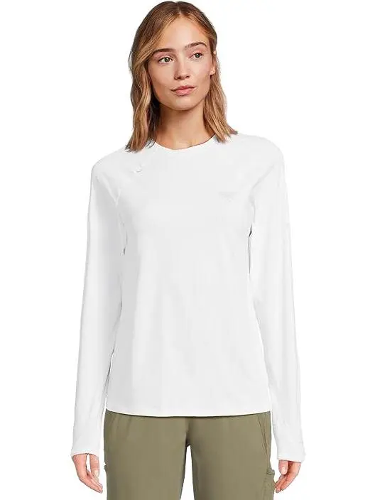 Columbia Wild Cast Sun Long Sleeve Shirt - White
