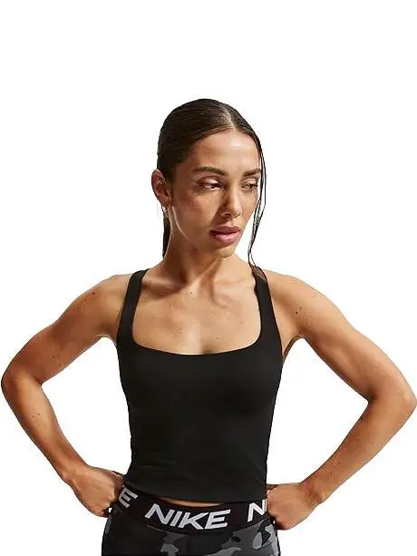 Nike Zenvy Light Support Sports Bra Tank - Black
