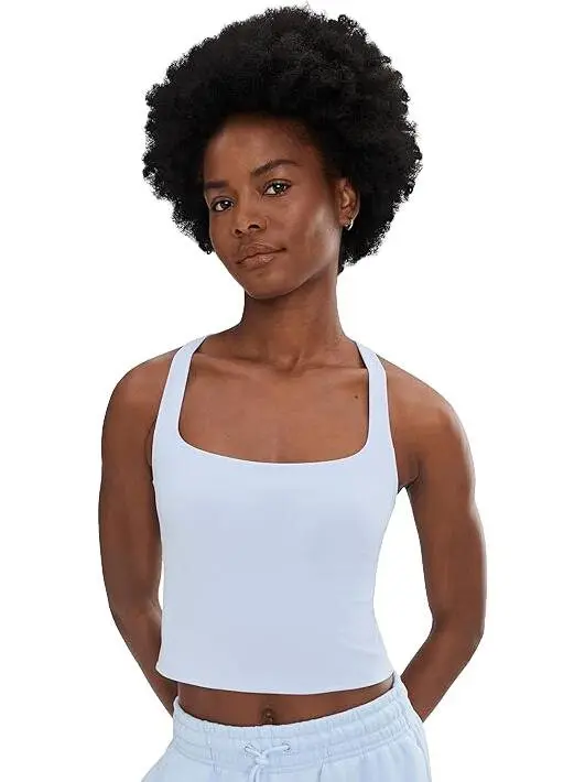 Nike Zenvy Light Support Sports Bra Tank - White