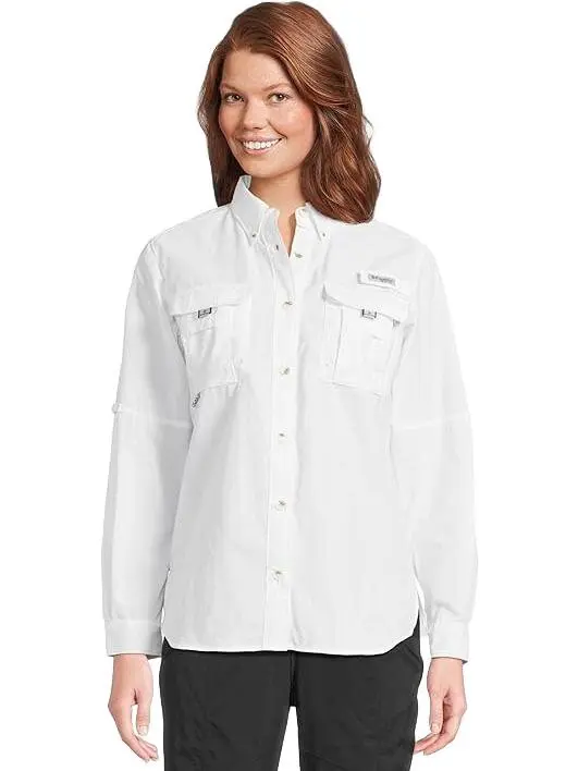 Columbia Bahama Ii Long Sleeve Shirt - White