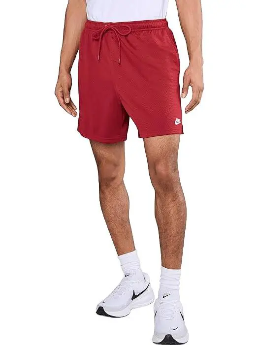 Nike Club Mesh Flow Shorts - Mahogany