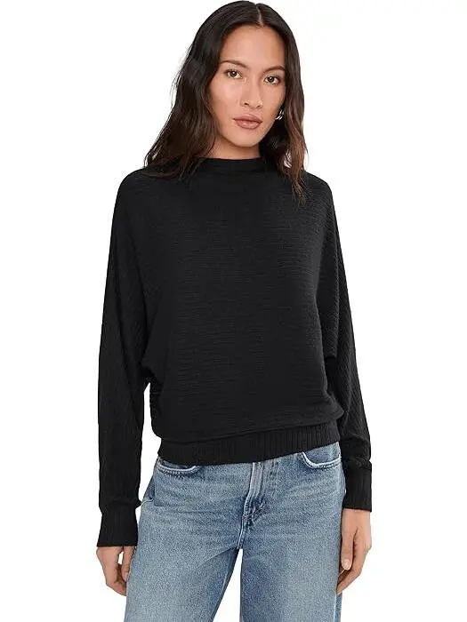 Madewell Aurora Cozy Rib Sweater - Black