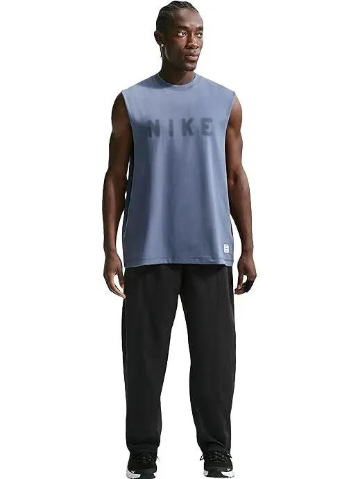 Nike Athletic Club Dri-fit Woven Training Pants Clothing Mineral Slate/pale Ivory/mineral Slate - Black