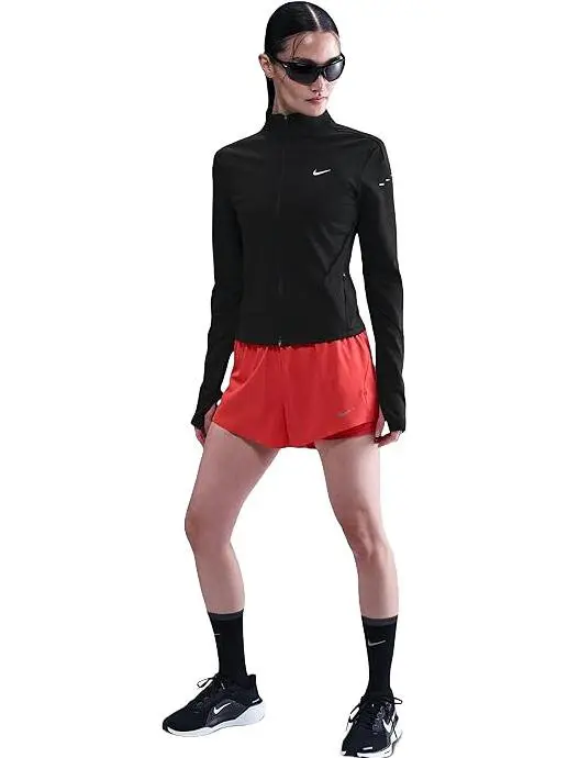 Nike Swift Dri-fit Full-zip Running Top - Black