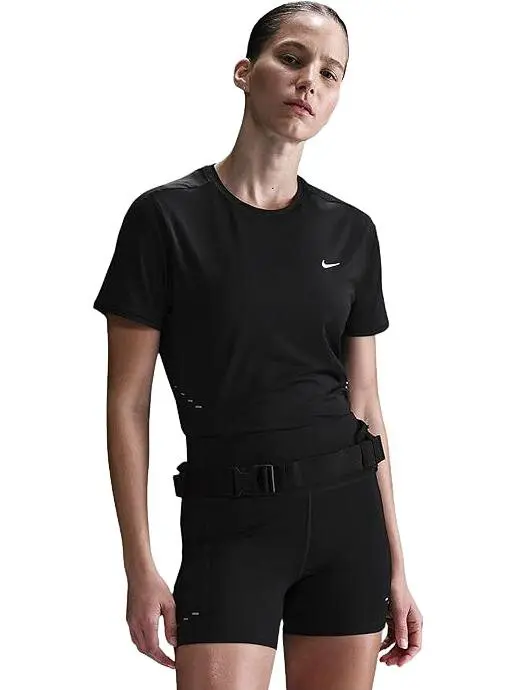 Nike Swift Dri-fit Short Sleeve Running Top - Black
