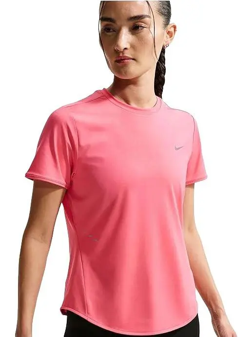 Nike Swift Dri-fit Short Sleeve Running Top - Coral