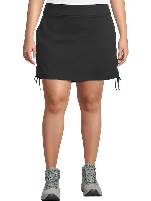 Columbia Ruched Skort With Upf 50 Protection - Black