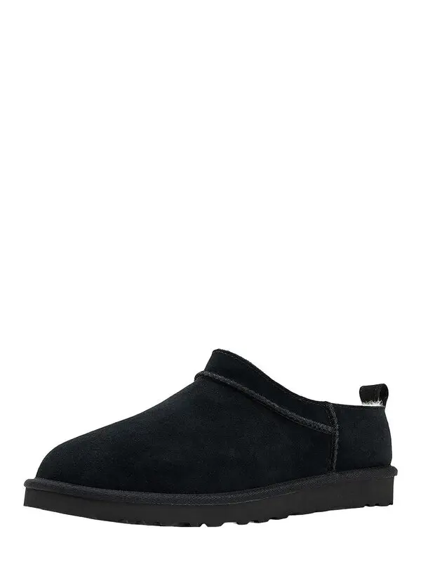 UGG Classic Suede Boots With Fur Lining - Black