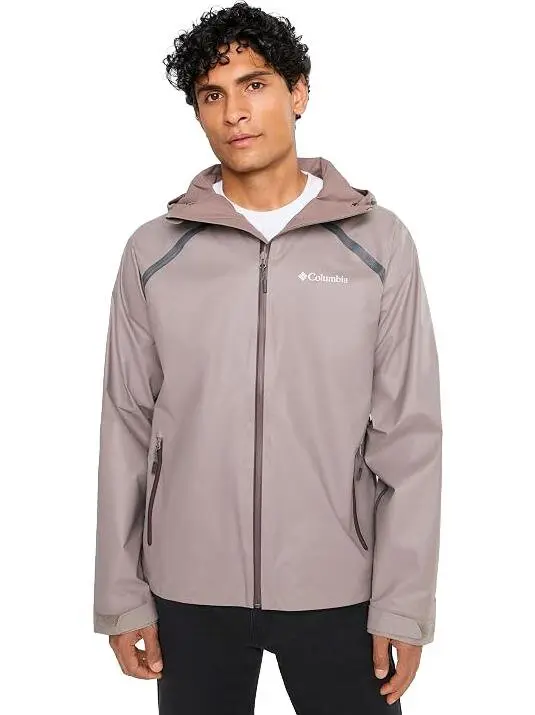 Columbia Outdry Extreme Zip-up Jacket With Hood - Brown