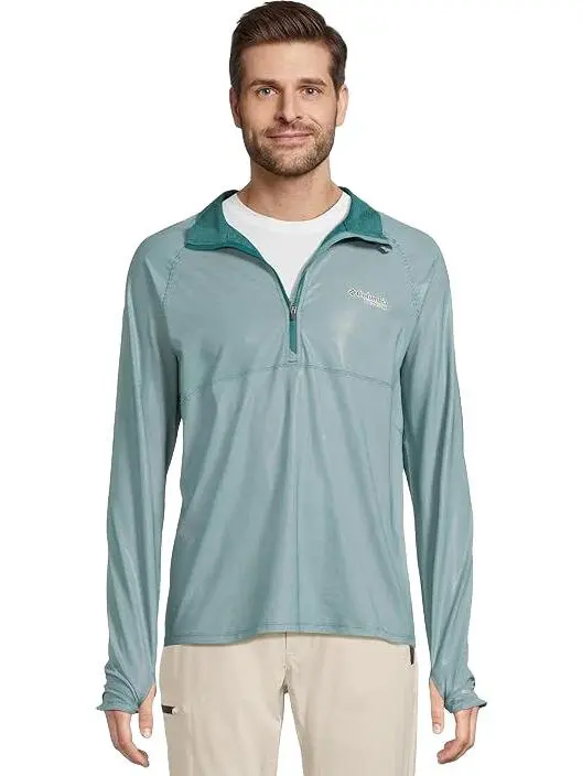 Columbia Summit Valley Long Sleeve Half Zip - Blue