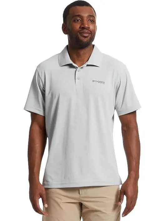 Columbia Freezer Polo Short Sleeve Knit Shark - Gray