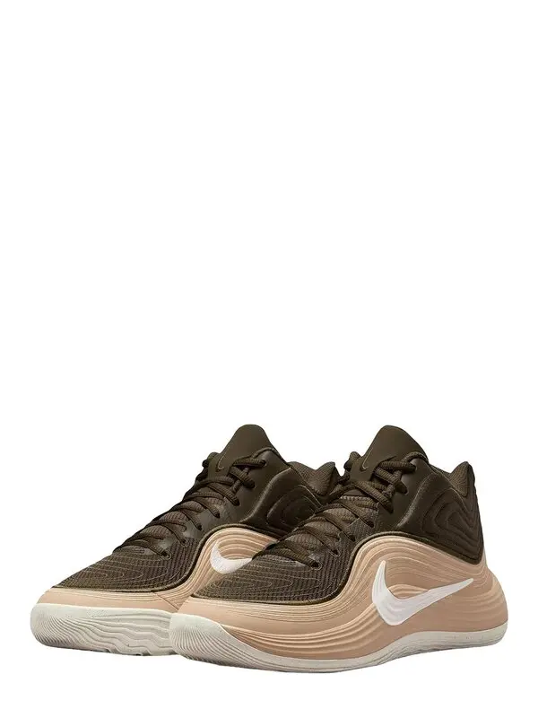 Nike Precision 8 Mid Basketball Shoes - Brown
