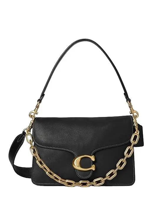 COACH Chain Tabby Shoulder Bag - Black