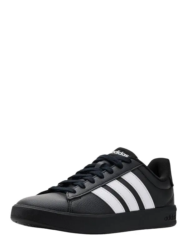 Adidas Grand Court 3.0 Lace-up Sneakers - Black