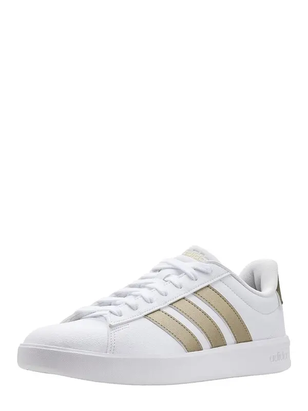 Adidas Grand Court 3.0 Lace-up Sneakers - White