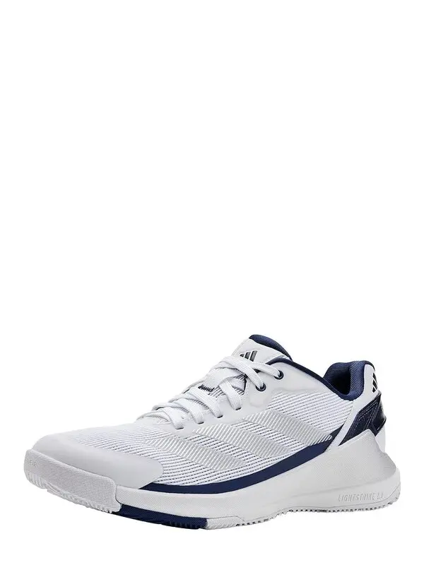 Adidas Crazyquick Padel Shoes Metallic And Dark Blue - White