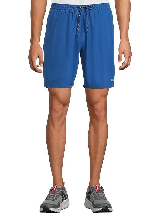 Columbia Stretch Shorts With Omni-shade And Omni-shield Technology - Blue