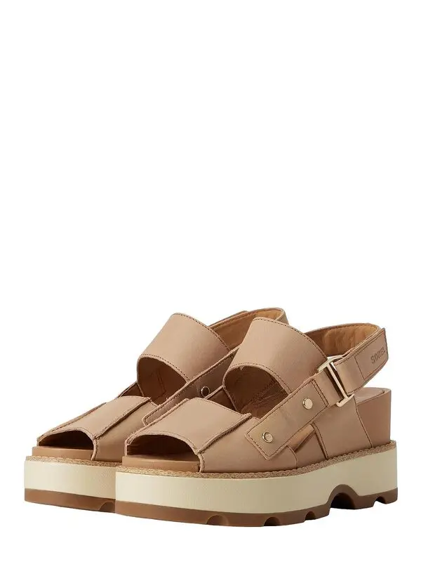 Sorel Joanie Iv Wedge Sandals - Tan