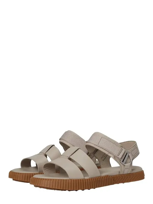Sorel Ona Ave Ankle Strap Flat Sandals - Neutral