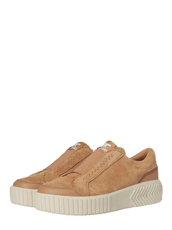 Sorel Slip-on Sneakers With Suede Upper And Lug Sole - Brown