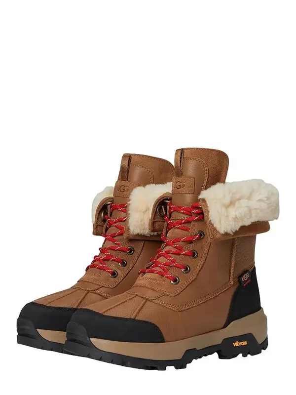 UGG Adirondack Xxv Waterproof Lace-up Boots - Chestnut
