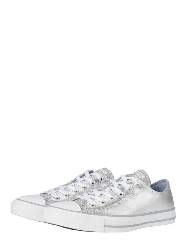 CONVERSE Chuck Taylor All Star Sparkle Low Top Sneakers - White