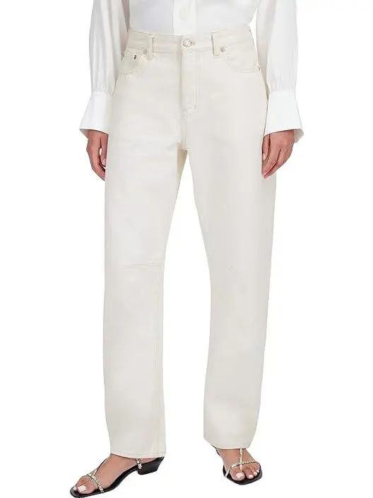 Madewell Darted Barrel Jean In Vintage Canvas - Beige
