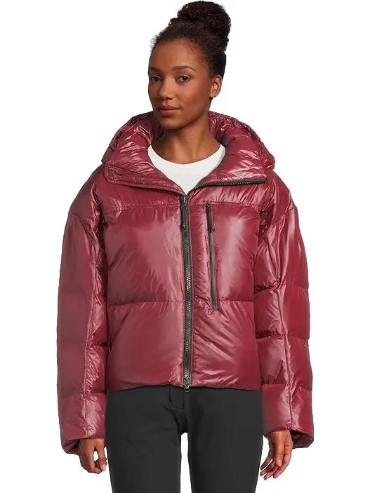 Adidas By Stella McCartney Truenature Short Padded Winter Jacket - Burgundy