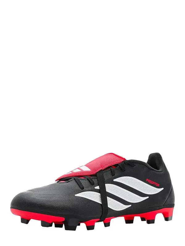 Adidas Predator Club Fold-over Tongue Firm Ground/multi Ground Soccer Cleats - Black