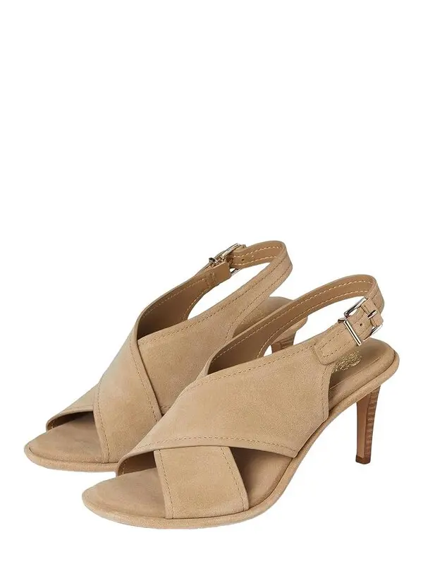 Vince Camuto Famla Criss-cross Stiletto Heel Sandals - Beige