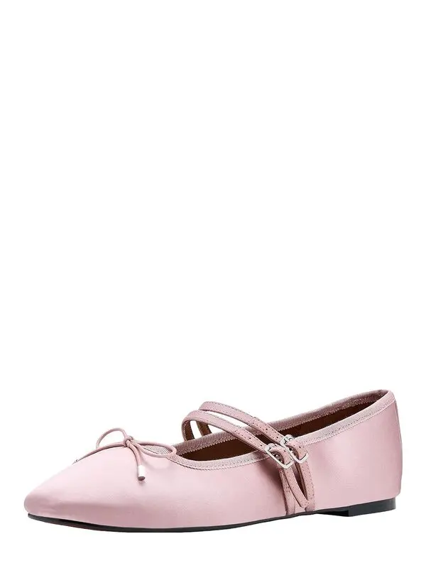 Madewell Greta Double-strap Ballet Flats - Pink