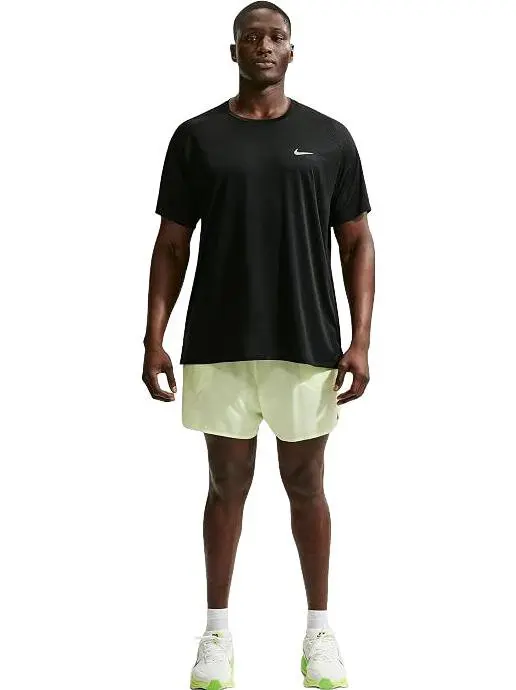 Nike Dri-fit Adv Stride Short Sleeve Running Top - Black