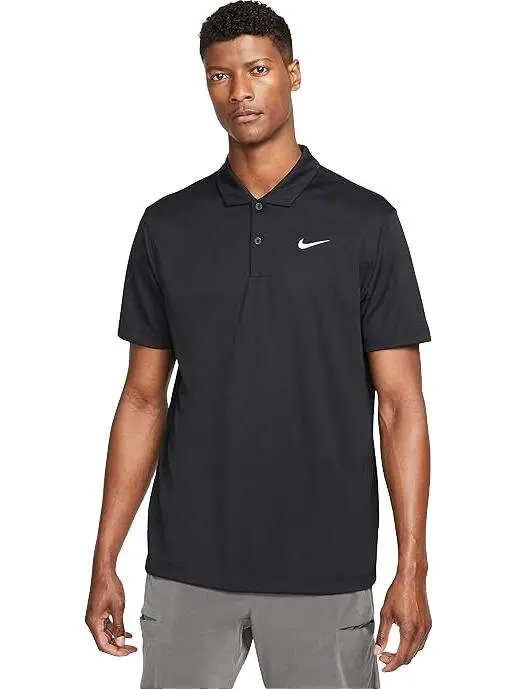 Nike Court Dri-fit Tennis Polo Clothing Obsidian - Black