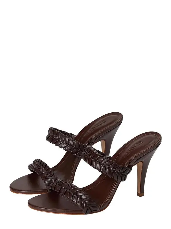 Schutz Cipri Mule Sandals - Brown