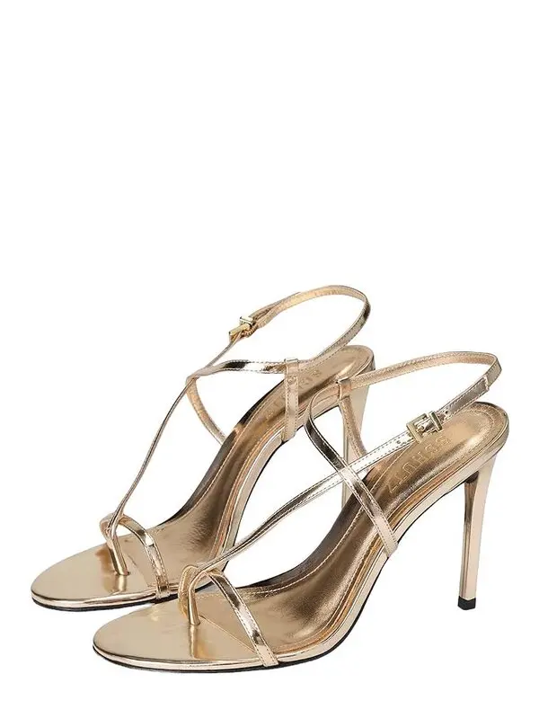 Schutz Azure Strappy Stiletto Sandals - Multi